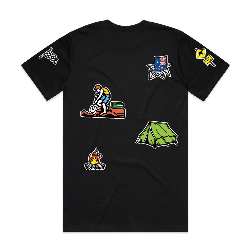Jimmy Golding Bathurst Men's Tee - Black – Bronx Australia