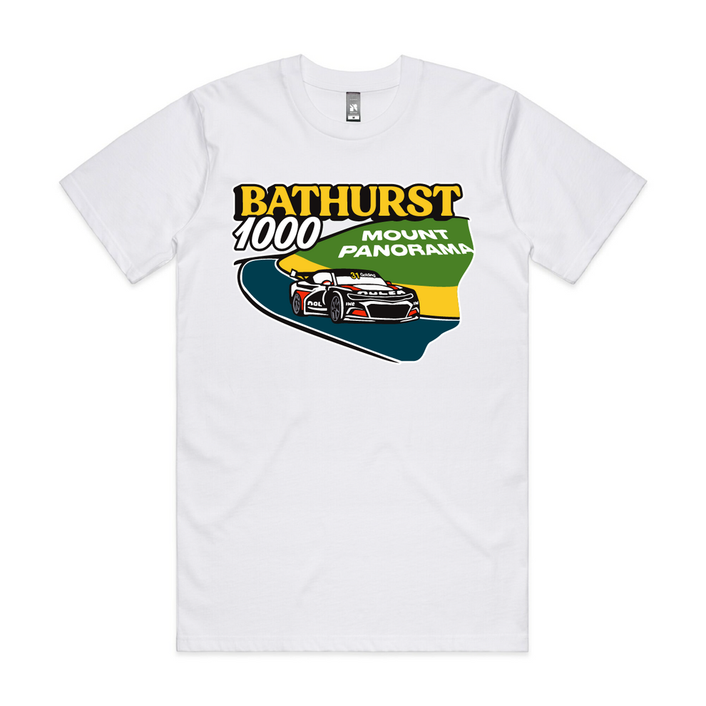 Jimmy Golding Bathurst Men's Tee - White – Bronx Australia